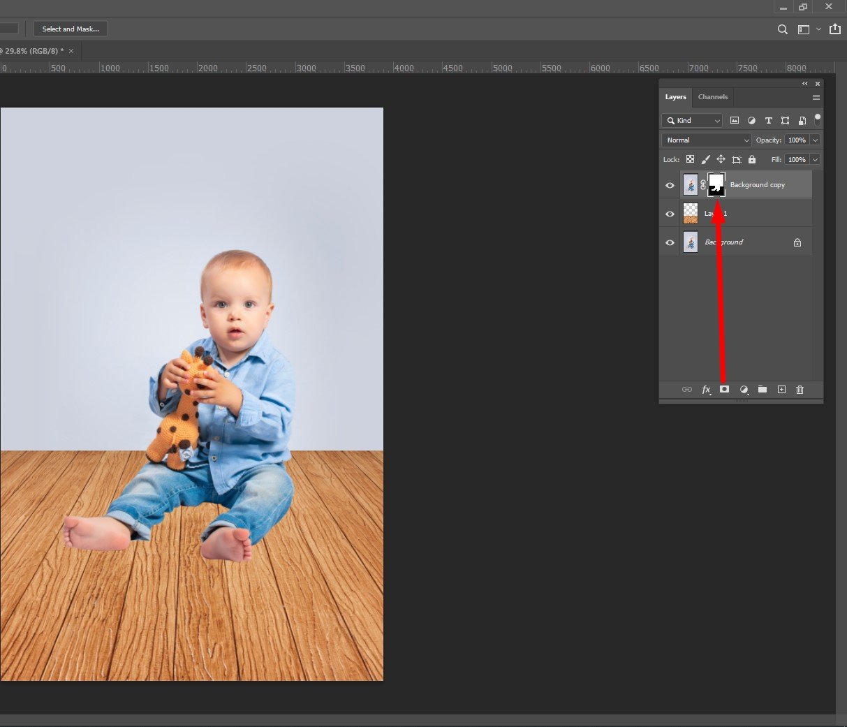 How to add Layer Mask in Photoshop-Fix The Retouch - Fix The Retouch